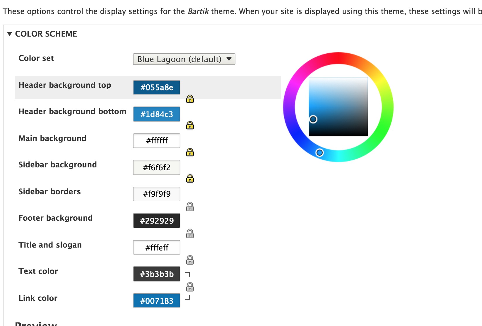 Refactor color module CSS inline with our CSS standards [#2470069] | Drupal.org